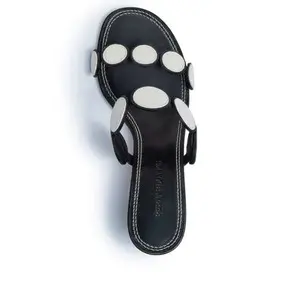 Bernardo Prya Kitten Heel Sandal - Black