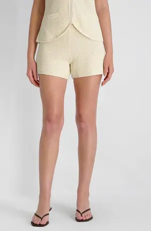 French Connection Mozart Open Stitch Shorts