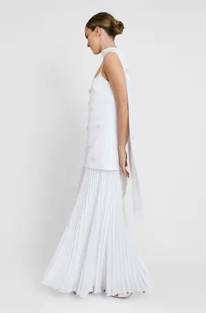 SIX STORIES Embellished Strappy Maxi Dress