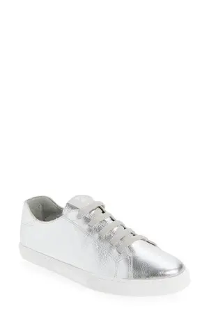BOTTERO Metallic Leather Sneaker - Prata