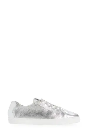 BOTTERO Metallic Leather Sneaker - Prata