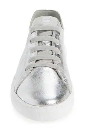 BOTTERO Metallic Leather Sneaker - Prata