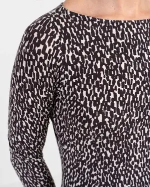 KETTLEWELL Isla 3/4 Sleeve Dress - Espresso