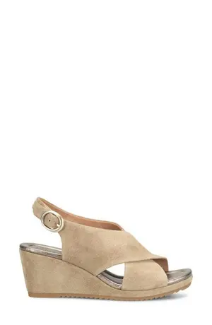 SOFFT Isabeth Slingback Wedge Sandals - Barley
