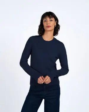 KETTLEWELL Cashmere Merino Blend Sweater - Midnight Navy