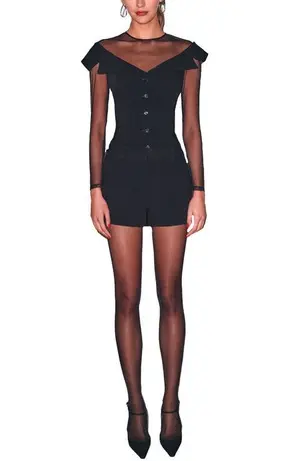 FLEUR DU MAL Off-the-shoulder Bodysuit
