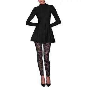 Crewneck Flared Dresses