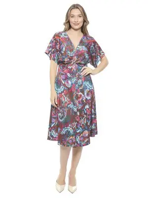 V-Neck Dolman Sleeve Dresses