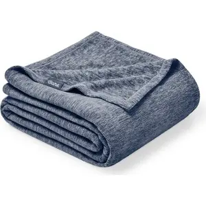 BARE HOME Lightweight Polar Fleece Throw Blanket Light Blue