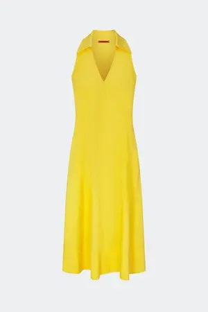 SIMONMILLER Nava Poplin Midi Dress - Sungold