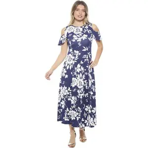 24seven Comfort Apparel Flowy Dresses