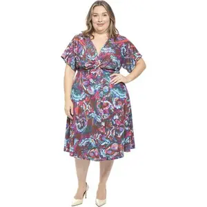 24seven Comfort Apparel Layered Dresses