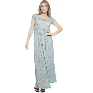 24seven Comfort Apparel Pleated Day Dresses