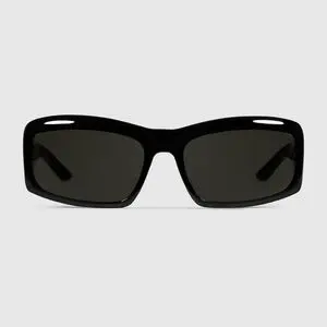 Gucci Rectangular Frame Sunglasses - Black