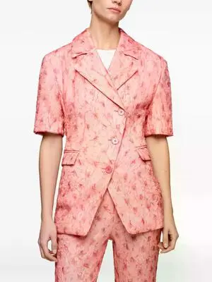 GANNI Shibori-print Organza Jacket