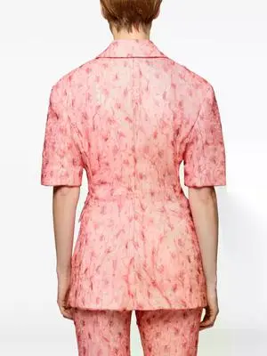 GANNI Shibori-print Organza Jacket