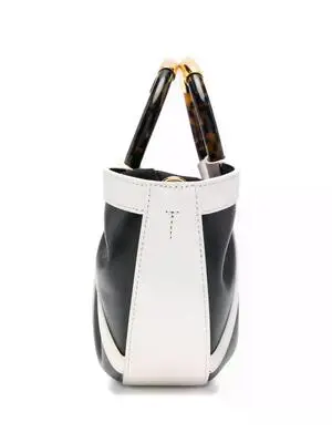 COCCINELLE Round-handle Leather Tote Bag - Black