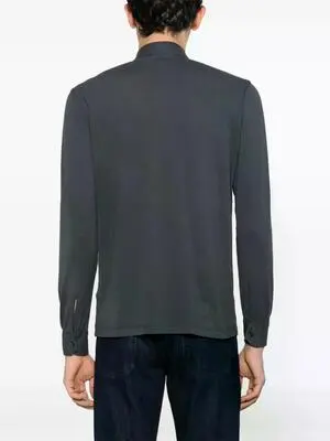 BARBA NAPOLI Cutaway-collar Cotton Shirt