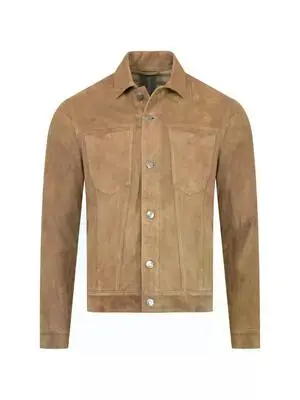 GIORGIO BRATO Suede Patch-pocket Jacket