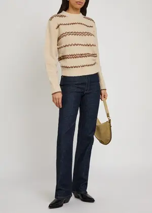 Isabel Marant Étoile Roxane Embroidered Wool-blend Jumper