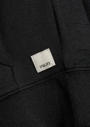 Vuori Halo Mini Hooded Zip-up Sweatshirt - Black
