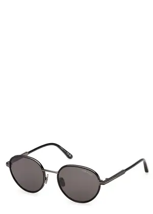 TOM FORD Round-frame Sunglasses - Black