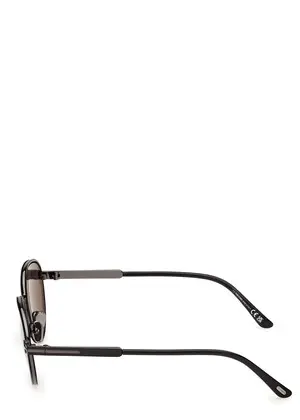 TOM FORD Round-frame Sunglasses - Black