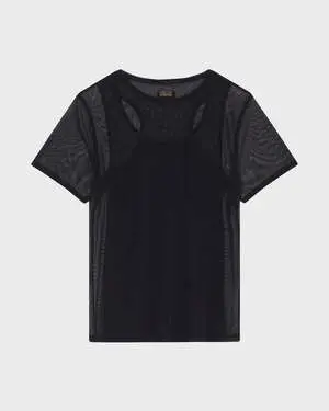 Vilebrequin Tulle T-shirt With Integrated Tank