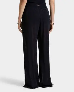Vilebrequin Tulle Wide-leg Pants - Black
