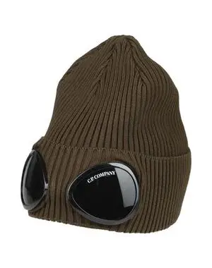 C.P. COMPANY Light Cotton Beanie Beige