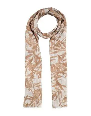 Brunello Cucinelli Woman Scarf Camel Size - Linen, Cupro, Polyester Sand