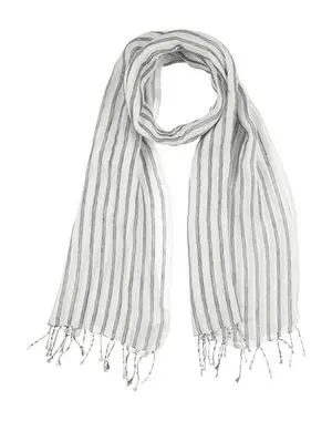 Brunello Cucinelli Scarf Linen, Metallic Fiber, Viscose - Black
