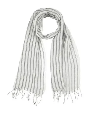 Brunello Cucinelli Scarf Linen, Metallic Fiber, Viscose - Black