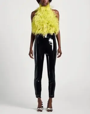 Elisabetta Franchi Skinny Patent-effect Pants