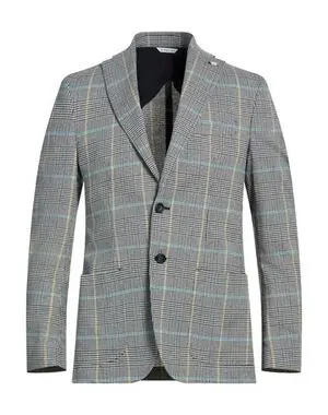 MANUEL RITZ Blazer Size Polyester, Cotton, Elastane
