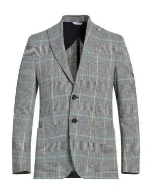 MANUEL RITZ Blazer Size Polyester, Cotton, Elastane