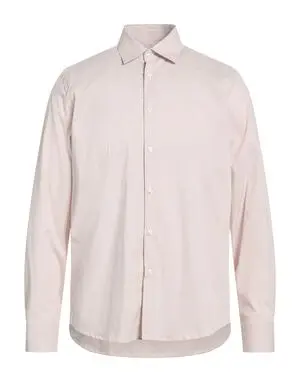 MANUEL RITZ Shirt Size Cotton, Polyamide, Elastane - Light Brown