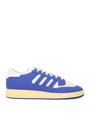 ADIDAS ORIGINALS Two-tone Leather Lace-up Sneakers - Bright Blue