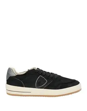Philippe Model Low-top Leather Sneakers - Black