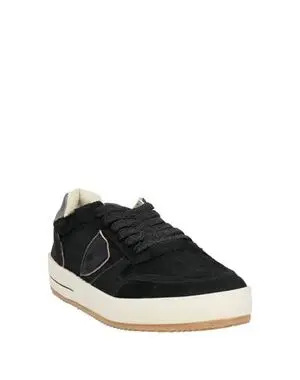 Philippe Model Low-top Leather Sneakers - Black