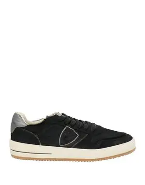 Philippe Model Low-top Leather Sneakers - Black