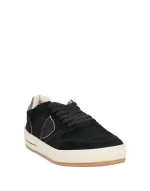 Philippe Model Low-top Leather Sneakers - Black