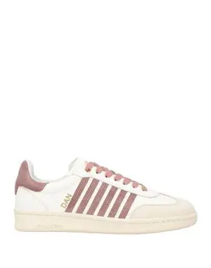 Dsquared2 Calfskin Low-top Sneakers - White