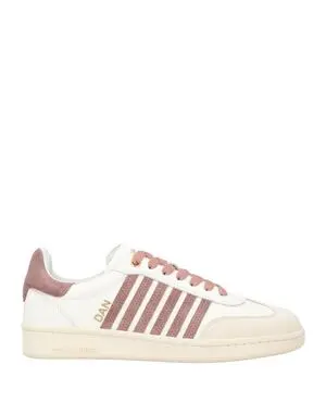 Dsquared2 Calfskin Low-top Sneakers - White