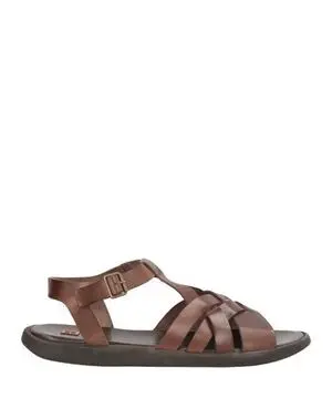 Moma Leather Sandals - Brown