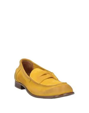 Moma Leather Penny Loafers - Yellow