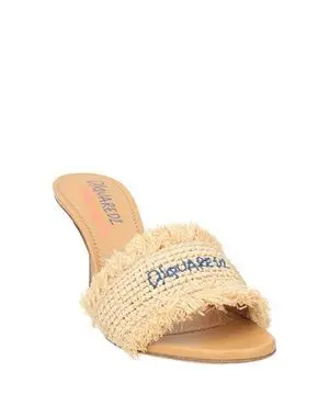 Dsquared2 Summer Lovers Raffia Slide Sandals