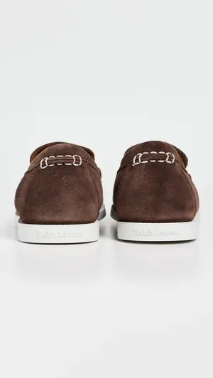 Polo Ralph Lauren Merton Suede Loafers - Dark Brown
