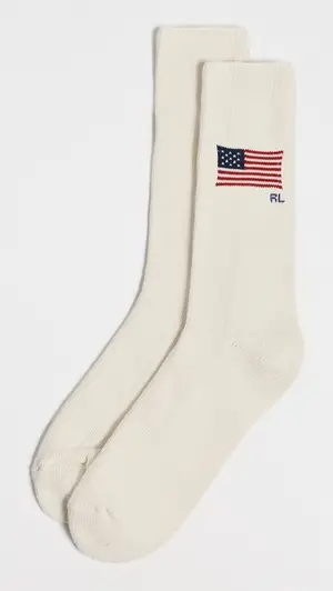 Polo Ralph Lauren Flag Crew Socks