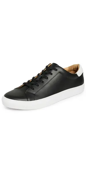 Polo Ralph Lauren Jermain Leather Sneakers - Black